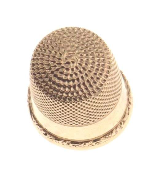 10k Gold Thimble 3.3g - Dixon's Auction at Crumpton