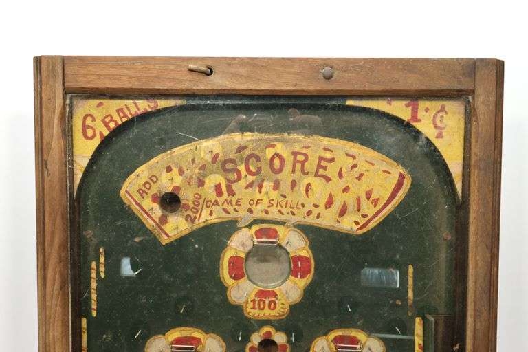 Antique Coin Op Tabletop Pinball Game - Dixon's Auction at Crumpton