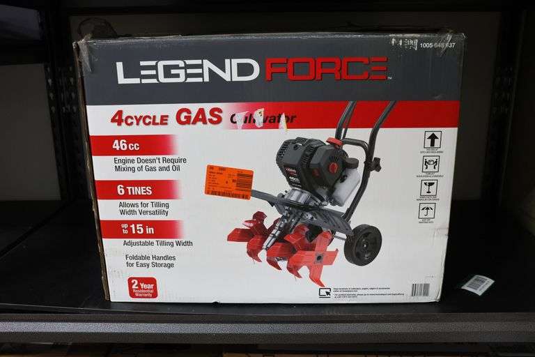 Open Box: Legend Force 4 Cycle Gas Powered Cultivator, [As-Is, Item(S ...