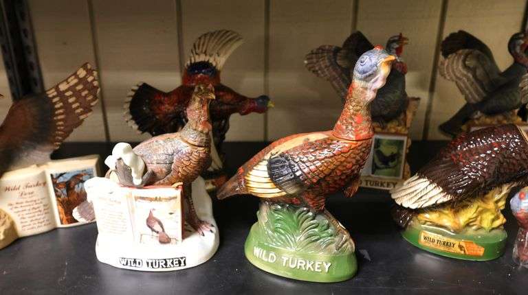 Collection of Wild Turkey Whiskey Decanters - Dixon's Auction at Crumpton