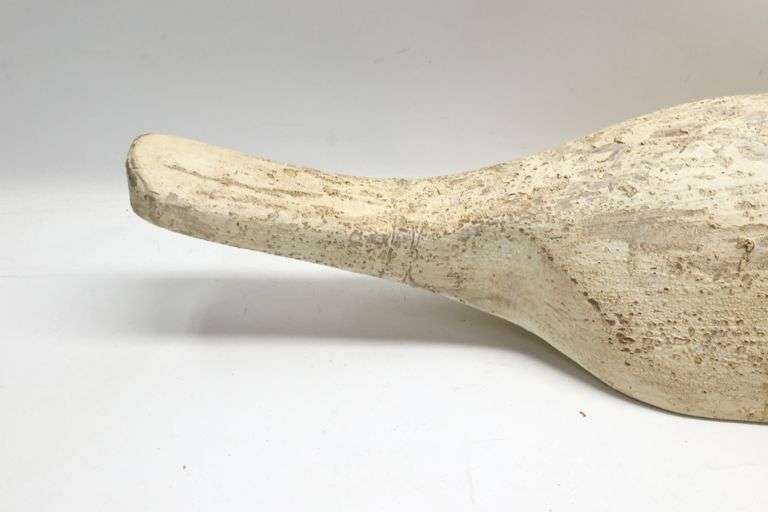 Folk Art Hinge Neck Swan Decoy - Dixon's Auction at Crumpton