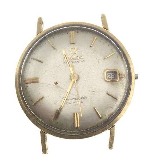 Omega G F. Automatic Seamaster Watch (No Stem) - Dixon's Auction at ...