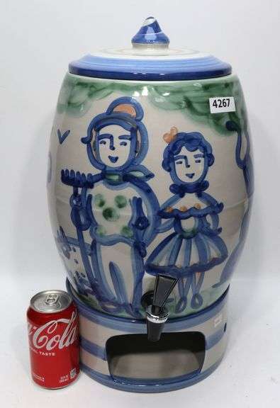 Vintage Hadley Pottery Water Jug - Dixon's Auction at Crumpton