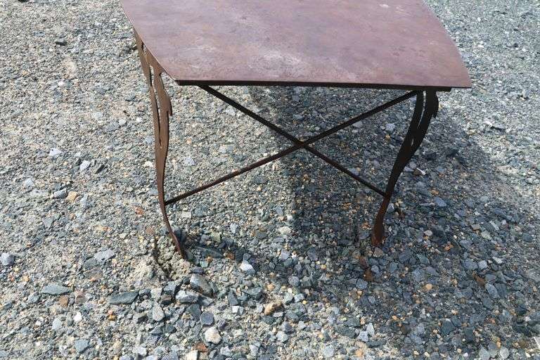 *NO STORAGE* Fabricated Sheet Metal Coffee Table - Dixon's Auction at ...