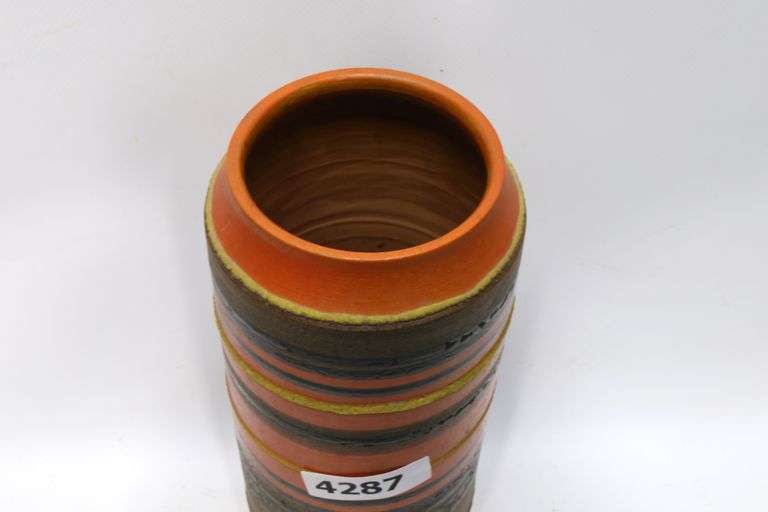 MCM Italian Raymor Art Pottery Vase-Tight Cracks - Dixon's Auction at ...