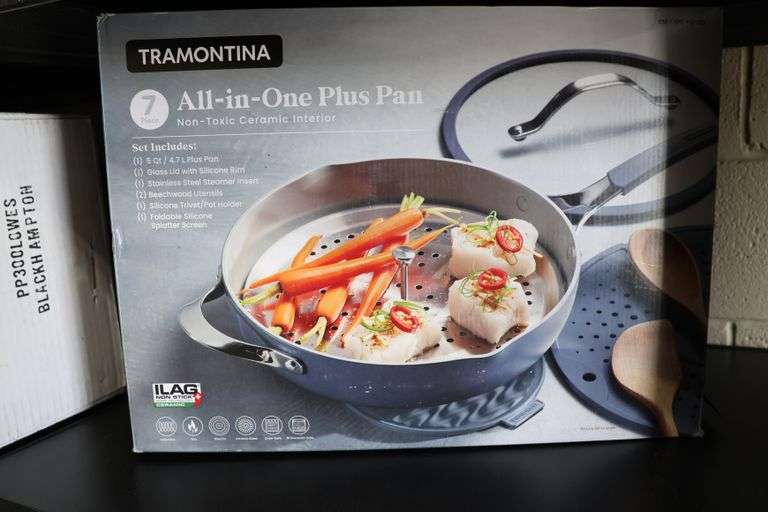 Open Box: Pair of Tramontina All-In-One Plus Pan Sets, [As-Is, Item(S ...