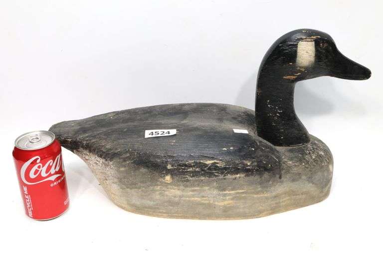 Vintage Balsa Canada Goose Decoy - Dixon's Auction at Crumpton