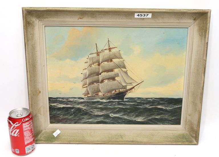 Alfred Gabali Oil Painting - Dixon's Auction at Crumpton