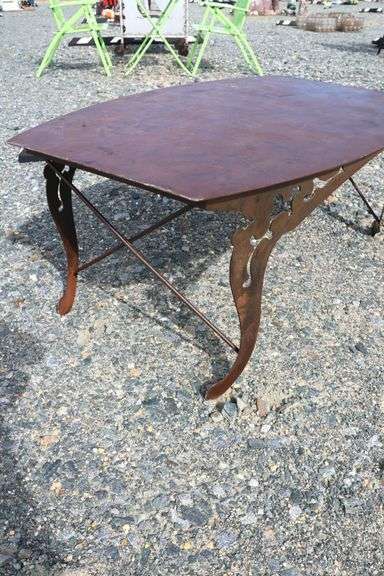 *NO STORAGE* Fabricated Sheet Metal Coffee Table - Dixon's Auction at ...