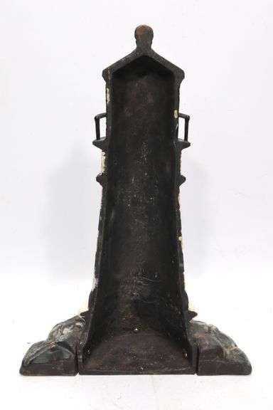 Cast Iron Lighthouse Doorstop - Dixon's Auction at Crumpton