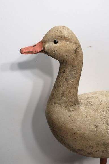 Ken Kirby Stick Up Snow Goose Decoy - Dixon's Auction at Crumpton