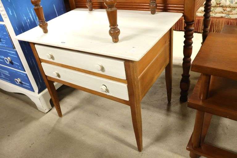 Vintage Two Drawer Stand - Dixon's Auction at Crumpton