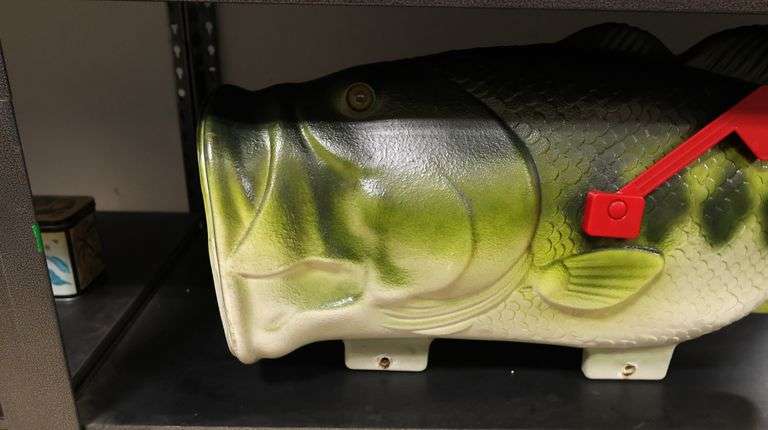 One Big Bass Mailbox - Dixon's Auction at Crumpton