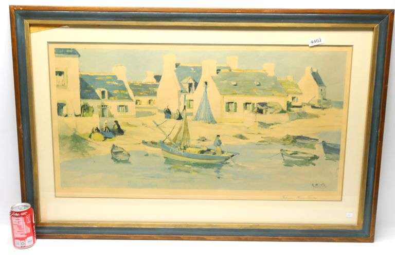 Print After Raymond Wintz - Dixon's Auction at Crumpton