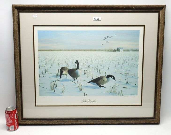 David Turnbaugh "The Hunters" Artist Signed Print - Dixon's Auction at ...