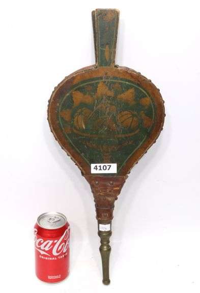 Antique Stencil Painted Bellows - Dixon's Auction at Crumpton