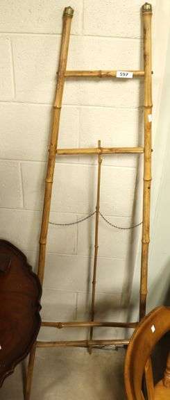 Vintage Bamboo Easel - Dixon's Auction at Crumpton