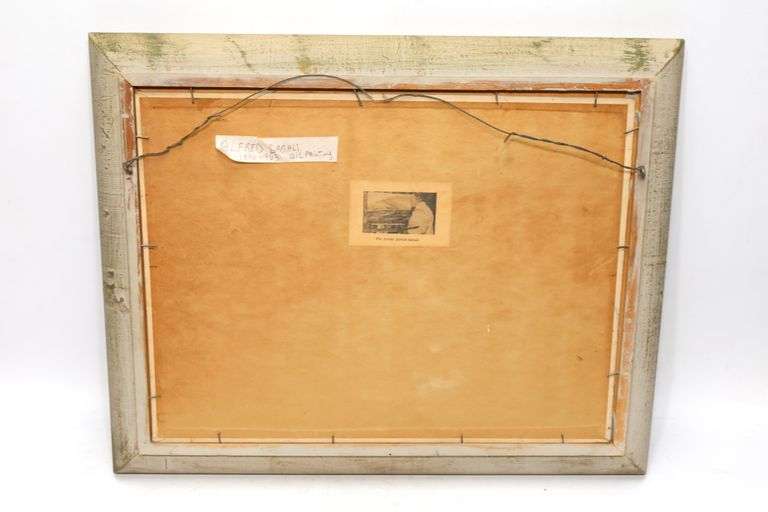 Alfred Gabali Oil Painting - Dixon's Auction at Crumpton