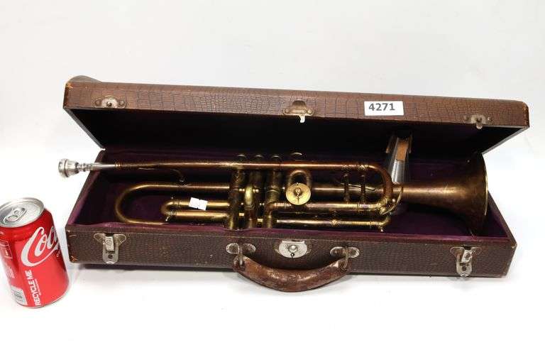 Vintage Benson & Co. Prototype Carl Fischer Trumpet with Case - Dixon's ...