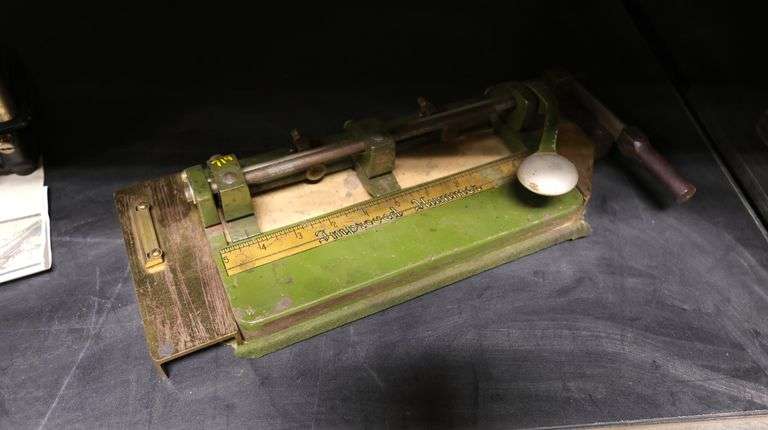 Vintage Protectograph Check Writer - Dixon's Auction at Crumpton