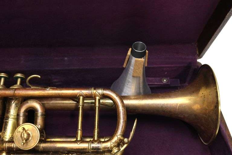 Vintage Benson & Co. Prototype Carl Fischer Trumpet with Case - Dixon's ...