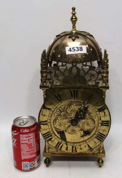 Brass Lantern Clock - Dixon's Auction at Crumpton