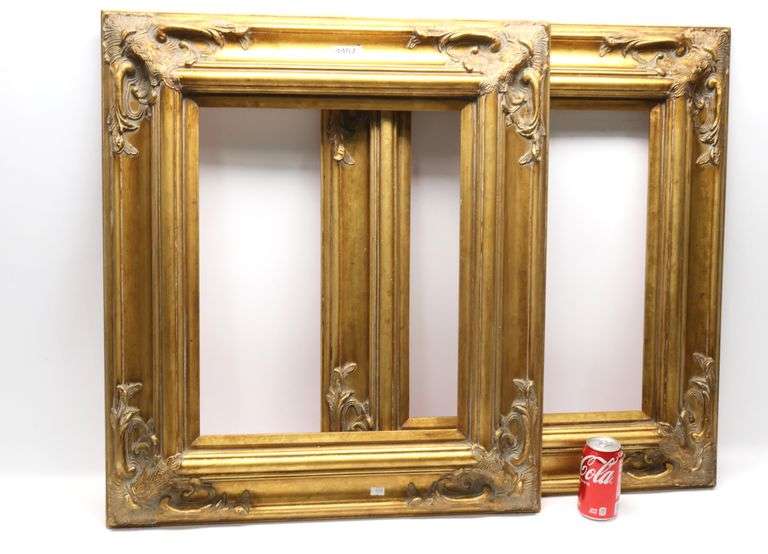 Pair of Modern Gilt Picture Frames - Dixon's Auction at Crumpton
