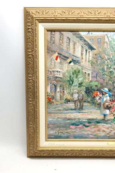 L. Gordon "Flower Girl" Giclee Print - Dixon's Auction at Crumpton