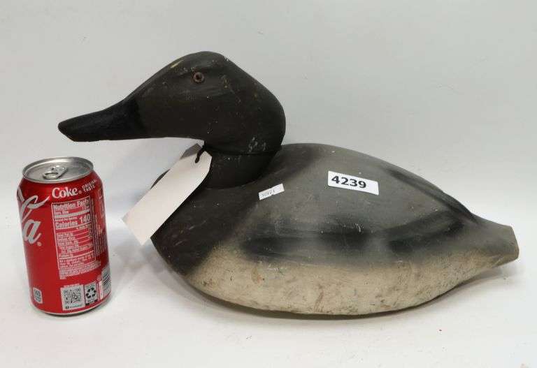Herter's Canvasback Open Water Model Duck Decoy - Dixon's Auction at ...