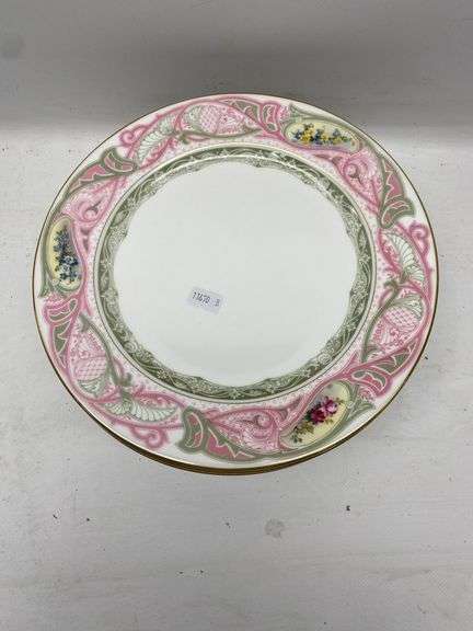 12 Antique Royal Worcester Dinner Plates Retailed By Delin & Martin Co ...