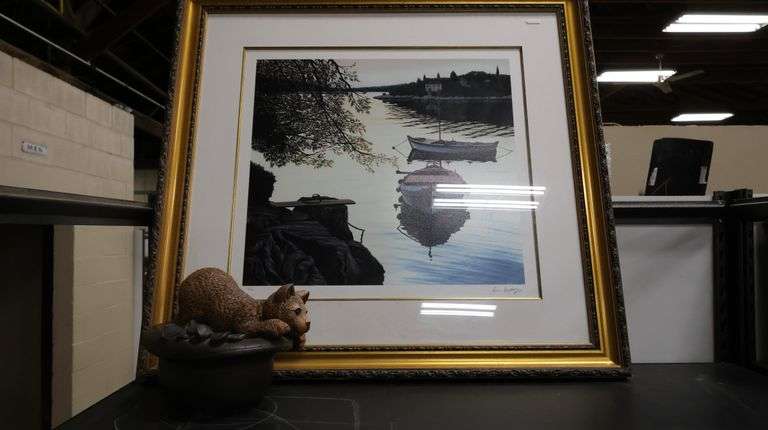 Goran Mustapic Signed "Dusk" Print of a Croatian Fishing Village, Cat ...