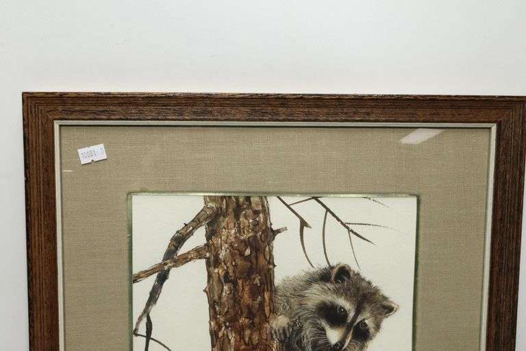 Louis Weber Watercolor Painting - Dixon's Auction at Crumpton