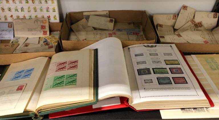 Collection of Postage Stamps, Albums, Old Letters Etc. - Dixon's ...