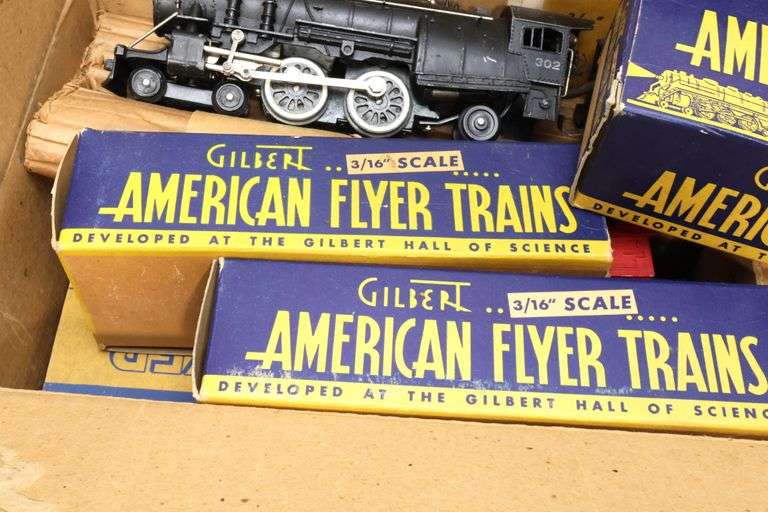 Vintage Gilbert American Flyer 3/16" Scale Train Set with Boxes - Dixon ...