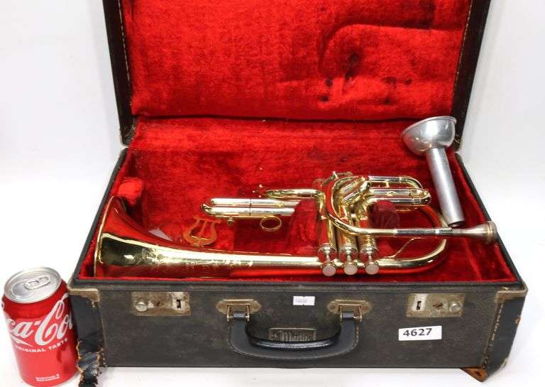 Martin French Horn with Case - Dixon's Auction at Crumpton