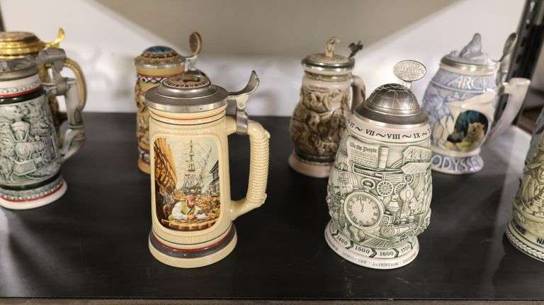 Collection of Mostly Avon Beer Steins - Dixon's Auction at Crumpton