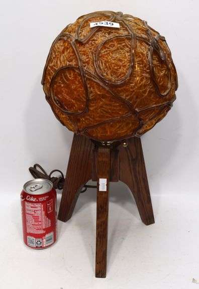 MCM Spaghetti Shade Table Lamp - Dixon's Auction at Crumpton