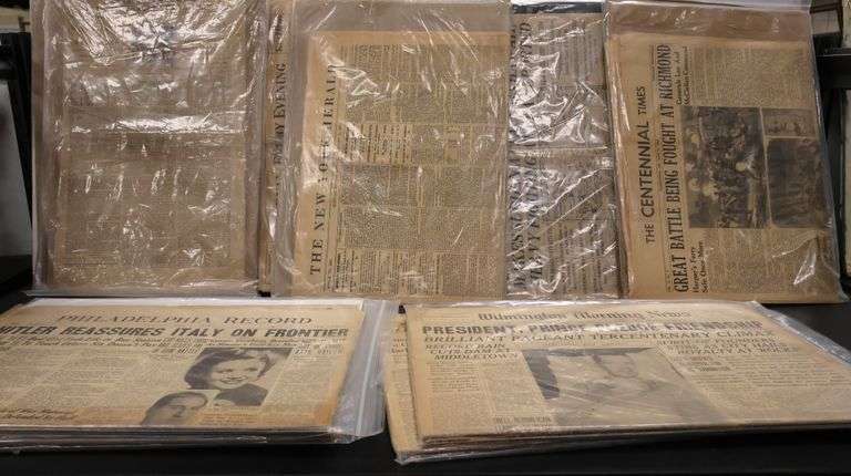 Collection of Vintage & Antique Historic Headline Newspapers - Dixon's ...