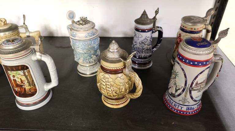 Collection of Avon & Other Beer Steins - Dixon's Auction at Crumpton