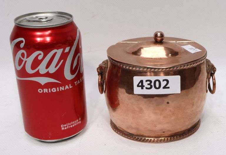 Antique Copper Tea Caddy - Dixon's Auction at Crumpton
