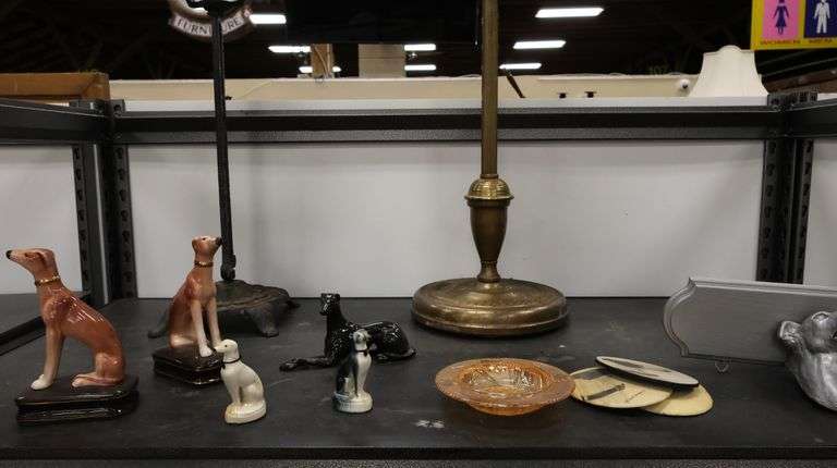 Lot of Whippet Dog Figurines, Smoking Stands, Earl Sherwan Dog ...