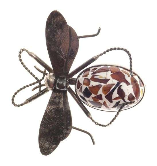 Silver Winged Insect Pin - Dixon's Auction at Crumpton