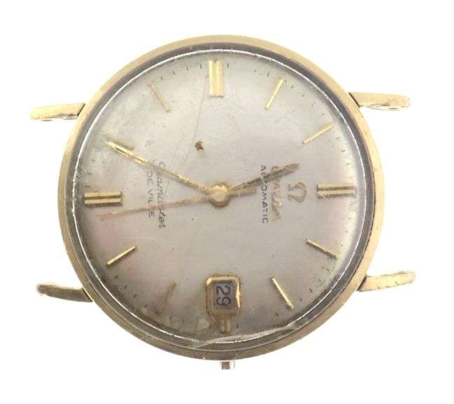 Omega G F. Automatic Seamaster Watch (No Stem) - Dixon's Auction at ...