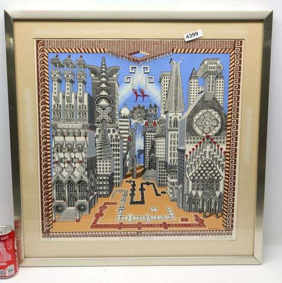 Pedro Friedeberg Pencil Signed Artist Proof Serigraph - Dixon's Auction ...