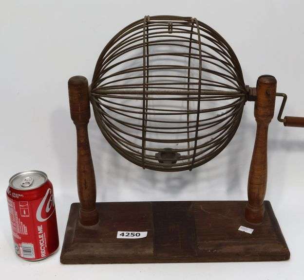 Antique Bingo Ball Roller - Dixon's Auction at Crumpton