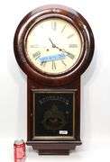 Antique Welch Spring Weight Driven Regulator Clock - Dixon's Auction at ...