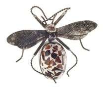 Silver Winged Insect Pin - Dixon's Auction at Crumpton