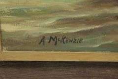 Austin "Artie" Vincent Mckenzie Rhode Island Oil on Canvas Ship ...