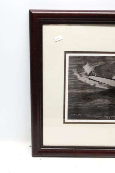 Artist-Signed Postcard Reproduction - Dixon's Auction at Crumpton