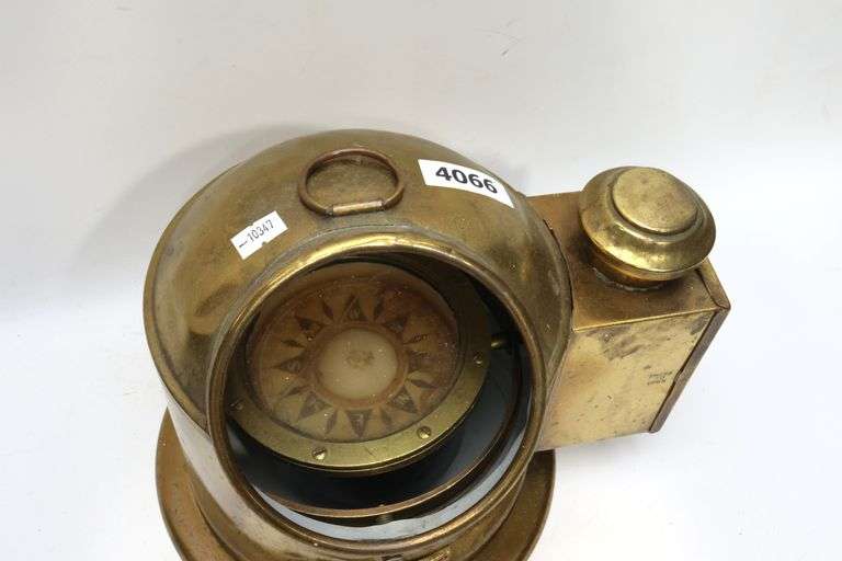 Vintage British Lifeboat Compass Binnacle - Dixon's Auction at Crumpton